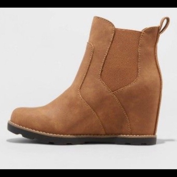 Universal Thread | Shoes | Universal Thread Cassie Wedge Ankle Bootie ...